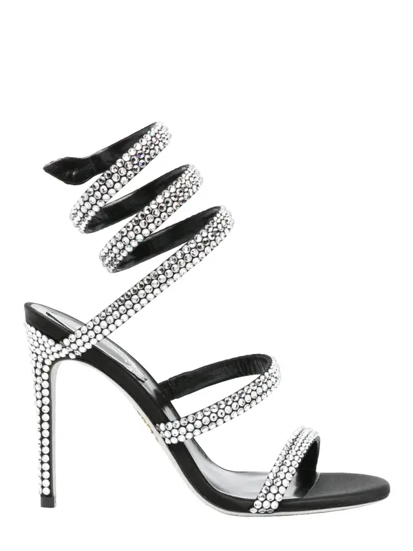 Rene Caovilla Cleo 105mm Sandals - Black