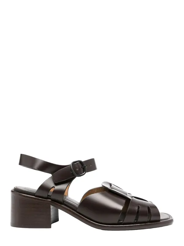 Hereu Ancora Leather Sandals - Brown