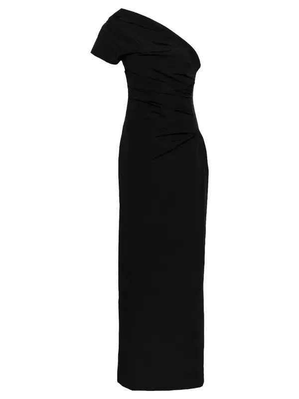 16Arlington Reatta One-shoulder Gown - Black