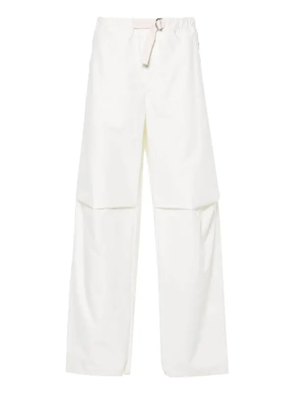 JIL SANDER Straight-leg Trousers - White