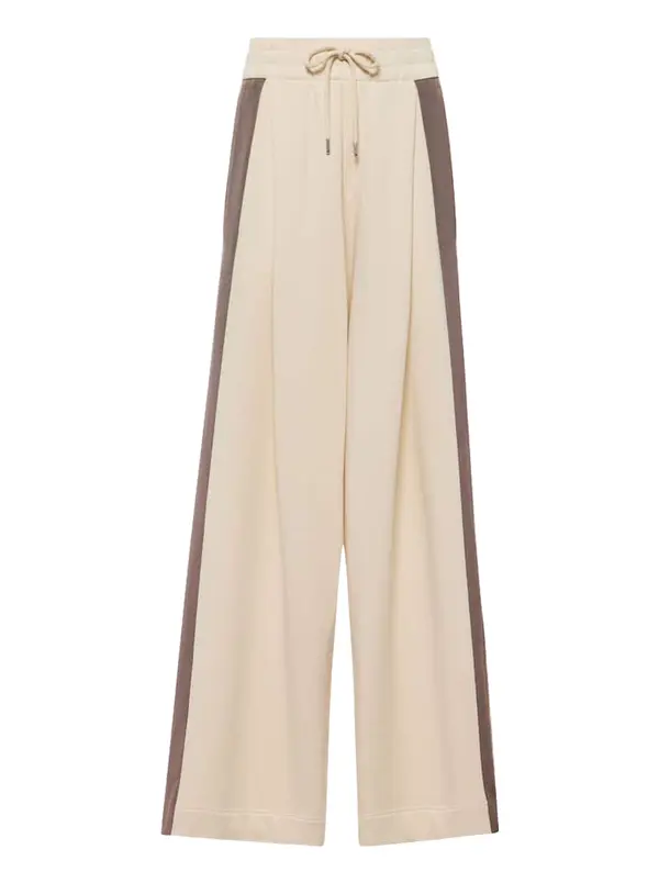 Dries Van Noten Hadium Cotton Jersey Sweatpants - White