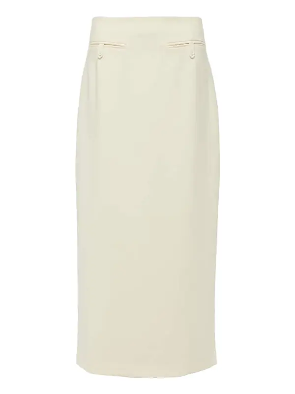 Staud Smith Maxi Skirt - Beige