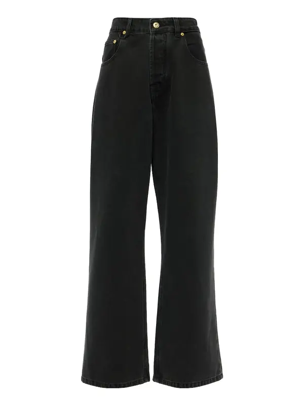 Jacquemus Le De-nîmes Wide-leg Jeans - Black