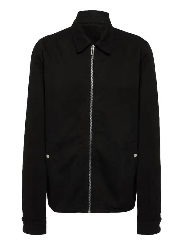 Rick Owens Cotton Blouson Jacket - Black