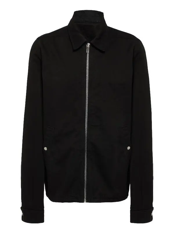 Rick Owens Cotton Blouson Jacket - Black