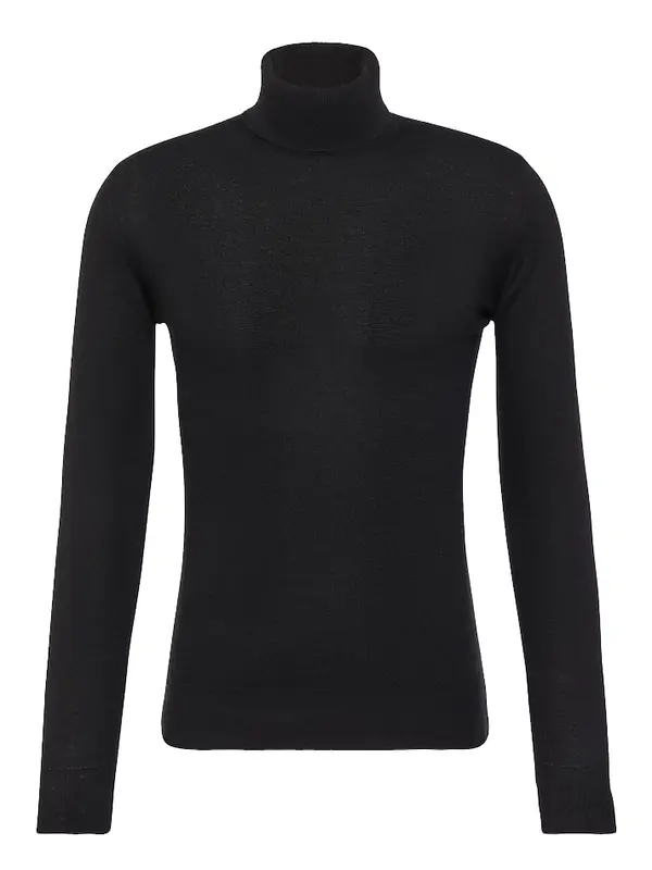 Loro Piana Turtleneck Cashmere Sweater - Black