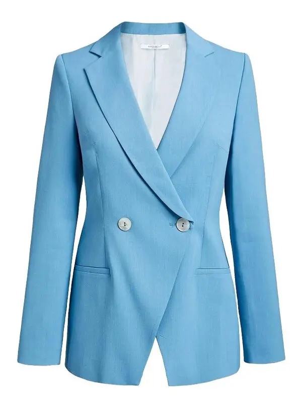 Santorelli Rowan Double-breasted Blazer - Cornflower