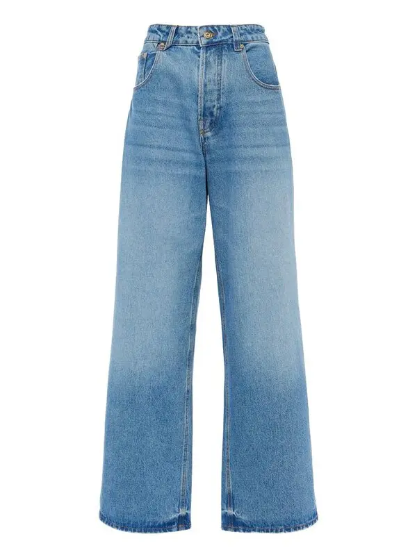 Jacquemus Le De-nîmes Wide-leg Jeans - Blue