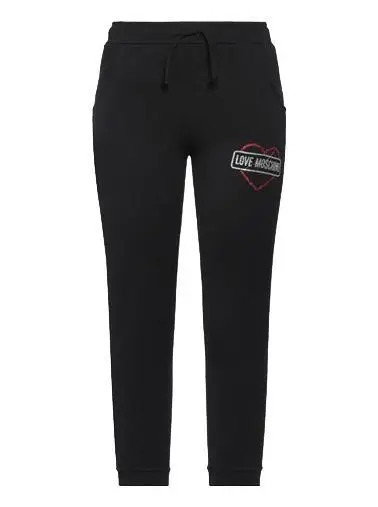 Moschino Cotton Blend Track Pants - Black