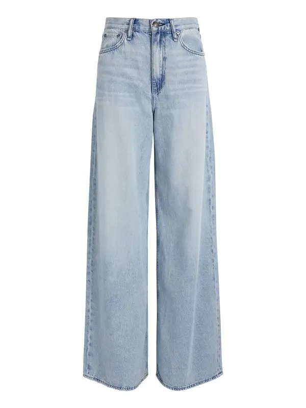 Rag & Bone Sofie Wide-leg Jeans - Blue