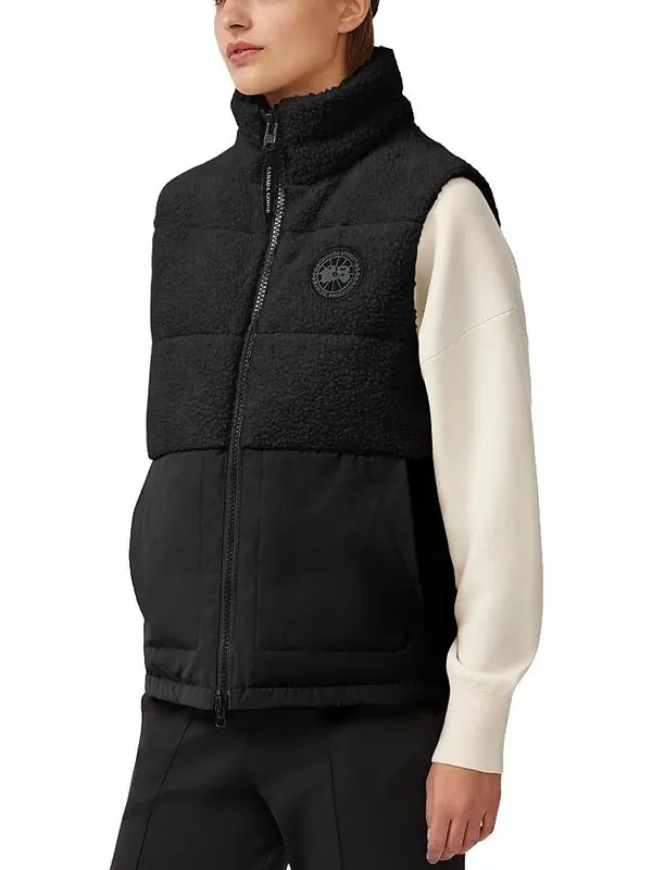 Canada Goose Label Elora Sherpa Vest - Black