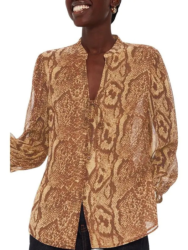 Whistles Serpent Print Shirt - Snake Print