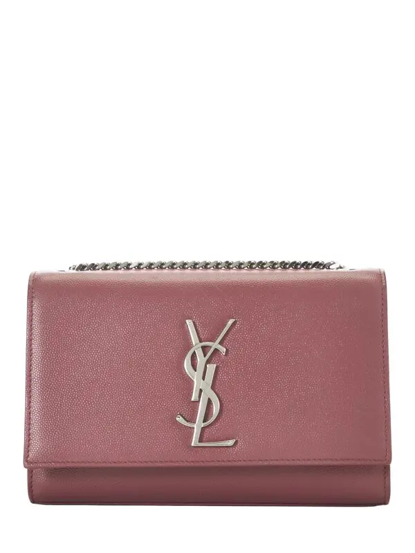Saint Laurent Grainy Leather Kate Shoulder Bag - Pink