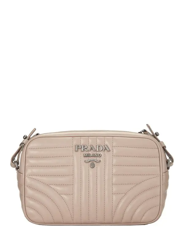 Prada Diagramme Camera Bag - Pink
