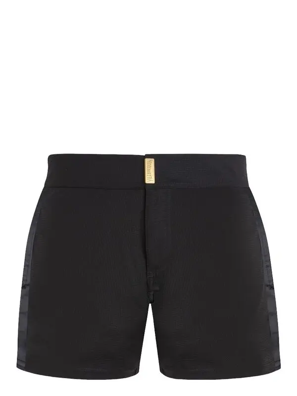 Vilebrequin Tailored Wool Swim Trunks - Black