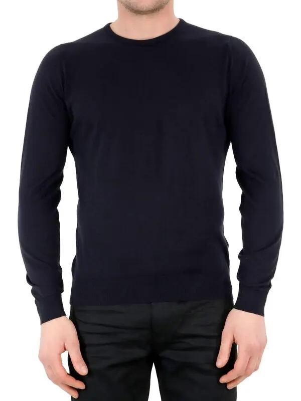 John Smedley Hatfield Pullover - Blue