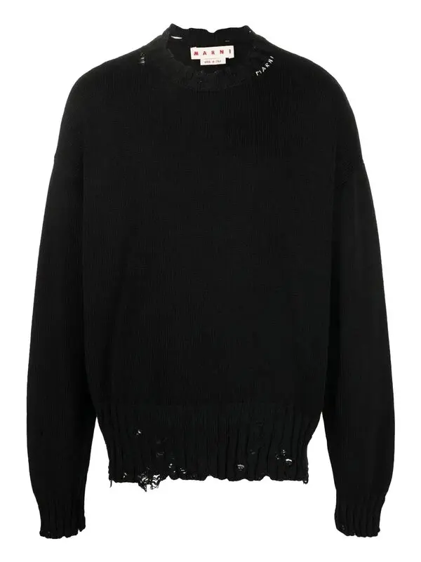Marni Crewneck Sweater - Black
