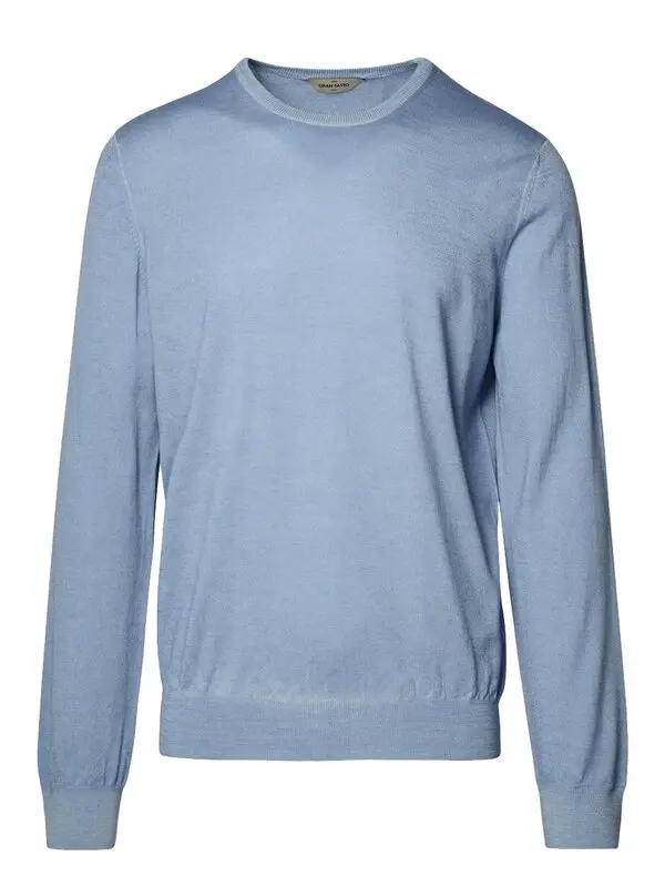 GRAN SASSO Light Virgin Wool Sweater - Blue