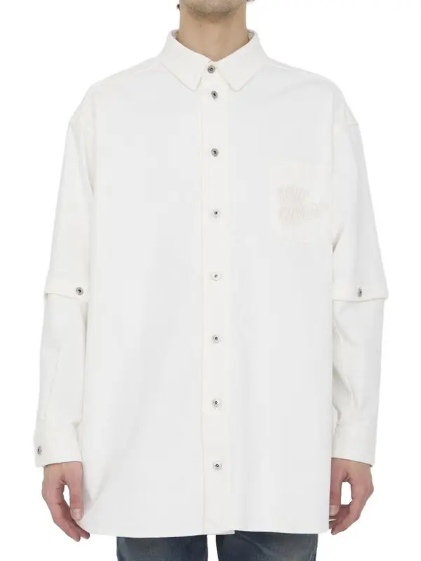 Off-White 90s Logo Overshirt - White