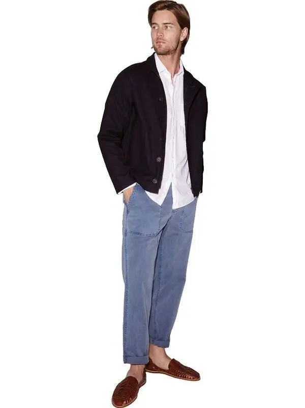Velvet By Graham & Spencer Toby Sanded Twill Pant - Natural