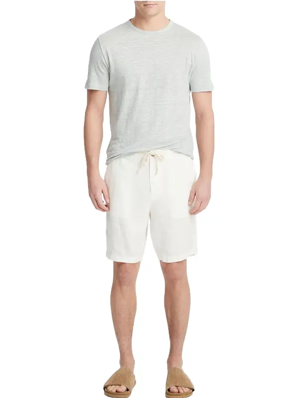 Vince Lightweight Hemp Short - Neutral / White