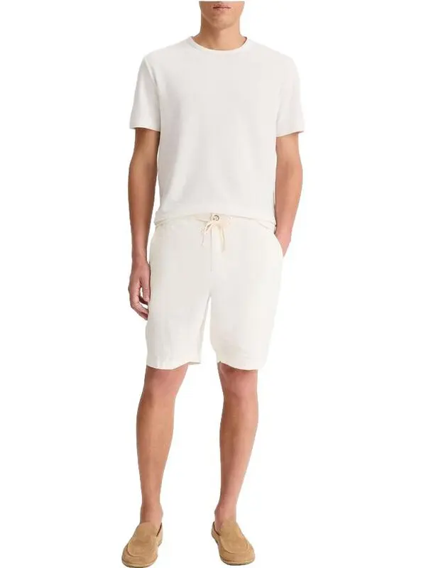 Vince Lightweight Hemp Short - Neutral / White