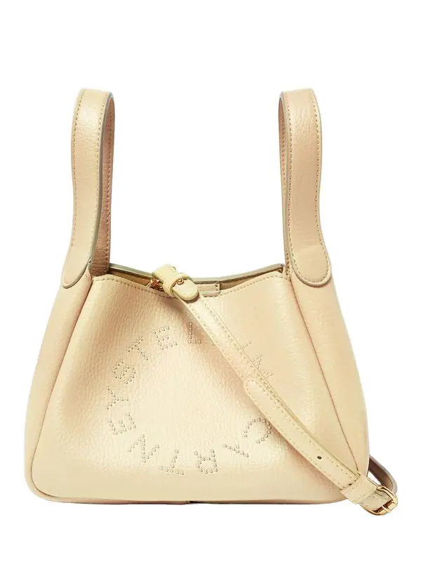 Stella McCartney Logo Double Top Handle Bag - Canary Yellow