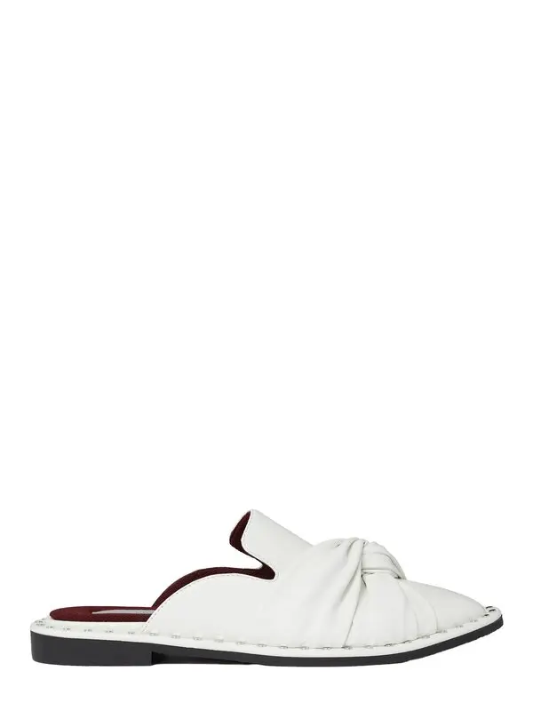 Stella McCartney Falabella Twisted Alter-mat Open-back Loafers - Pure  White