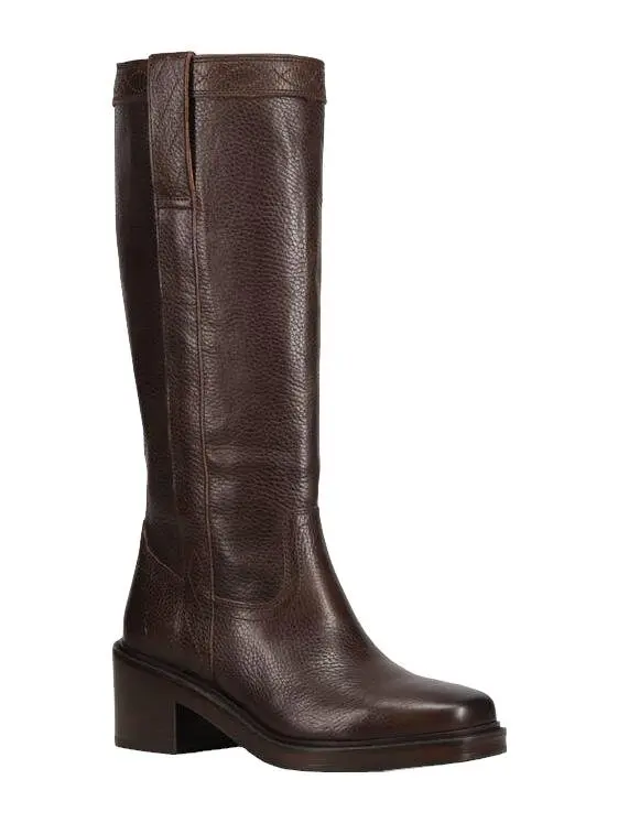 Frye Kate Block Heel Boot - Dark Brown