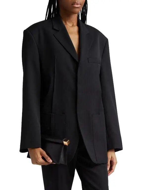 Jacquemus La Veste D'homme Square Cut Jacket - Black 990