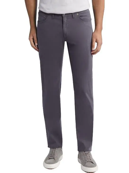 BRAX Chuck Slim Fit Five-pocket Stretch Cotton Pants - Graphit