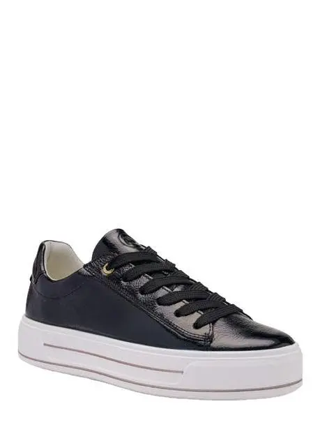 ARA Carol Leather Sneaker - Black