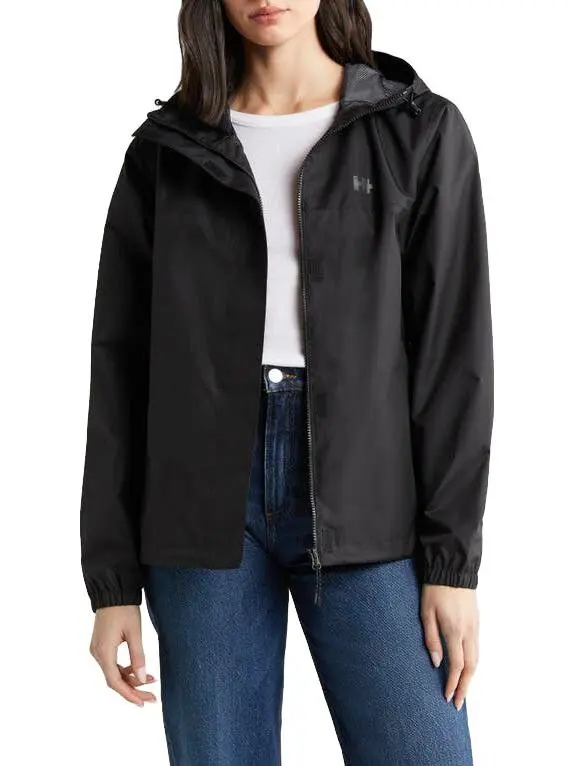 Helly Hansen Vancouver Hooded Rain Jacket - 990 Black