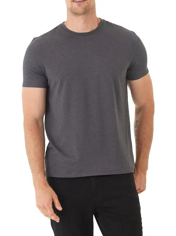 THREADS 4 THOUGHT Soloman Luxe Jersey T-shirt - Heather Charcoal