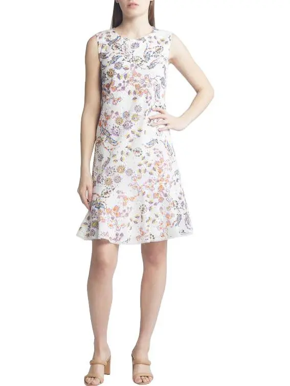 Kobi Halperin Daniela Floral Embroidered Cotton Dress - Ivory Multi