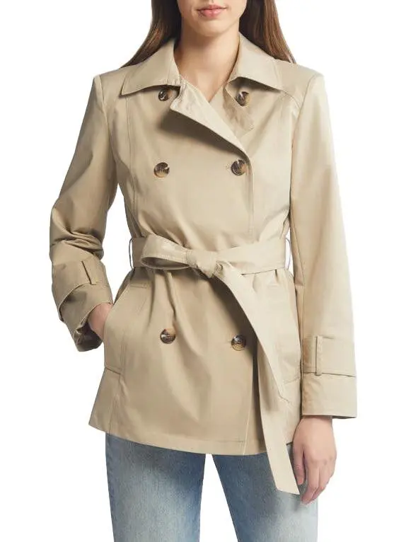 Sam Edelman Belted Trench Coat - Birch