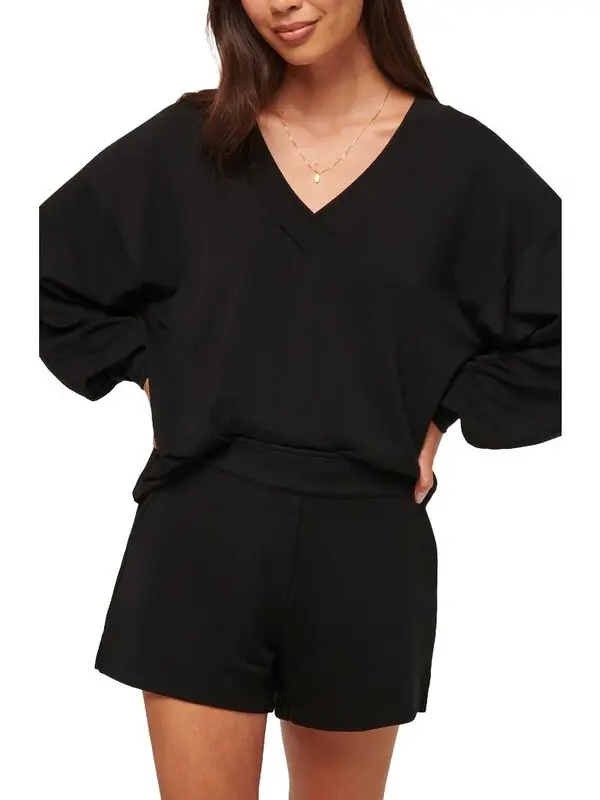 Travis Mathew Cloud French Terry Pullover - Black