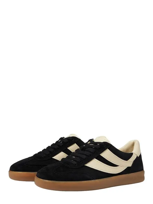 Vince Oasis-m Lace-up Retro Leather Sneakers - Black