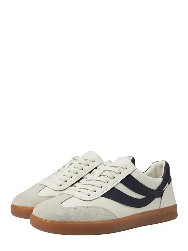 Vince Oasis-m Lace-up Retro Leather Sneakers - Gold