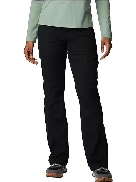 Columbia Calico Basin Cotton Stretch Cargo Pants - Black