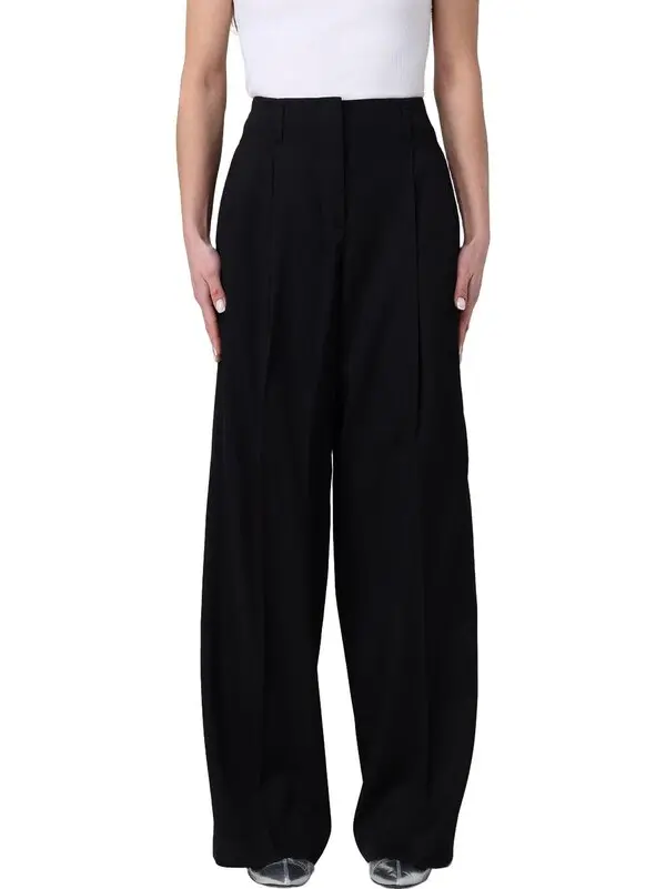GOLDEN GOOSE Tailored Wide Leg Pants - Black