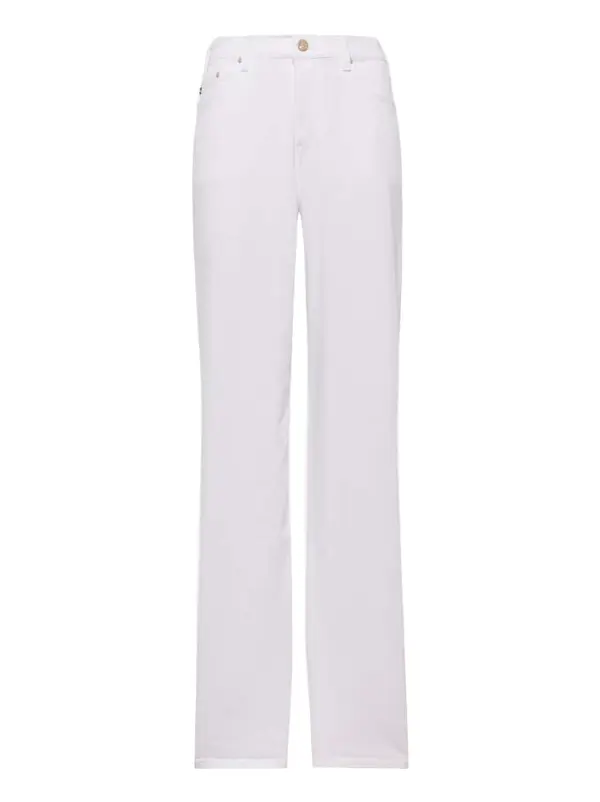 Ag New Baggy Wide Leg Jeans - White