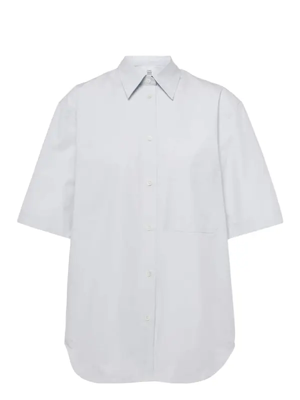TOTEME Cotton Poplin Shirt - Blue