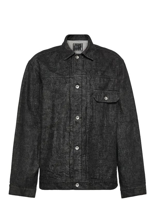 Sacai X Beyondexx Denim Blouson Jacket - Black