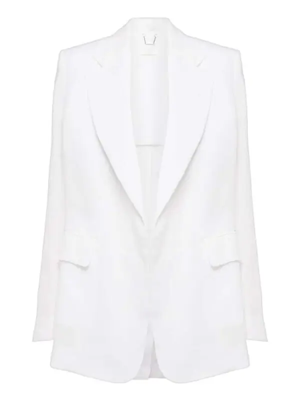 Chloé Ramie Blazer - White