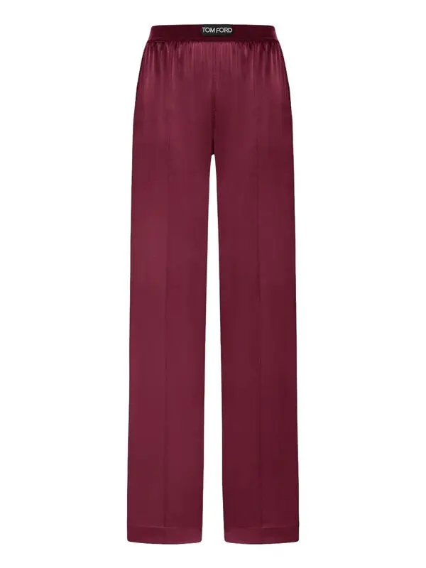 TOM FORD Silk Pajama Pants - Red
