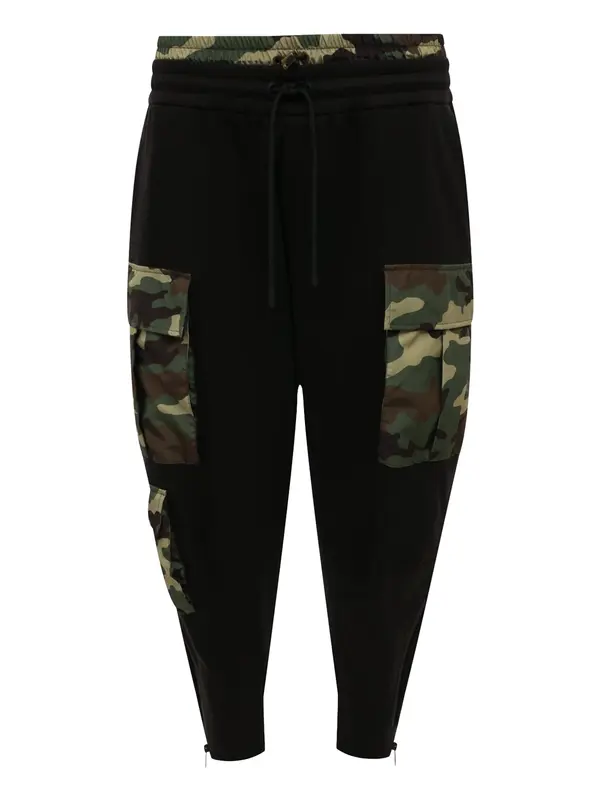 Dolce & Gabbana Camo Sweatpants - Black