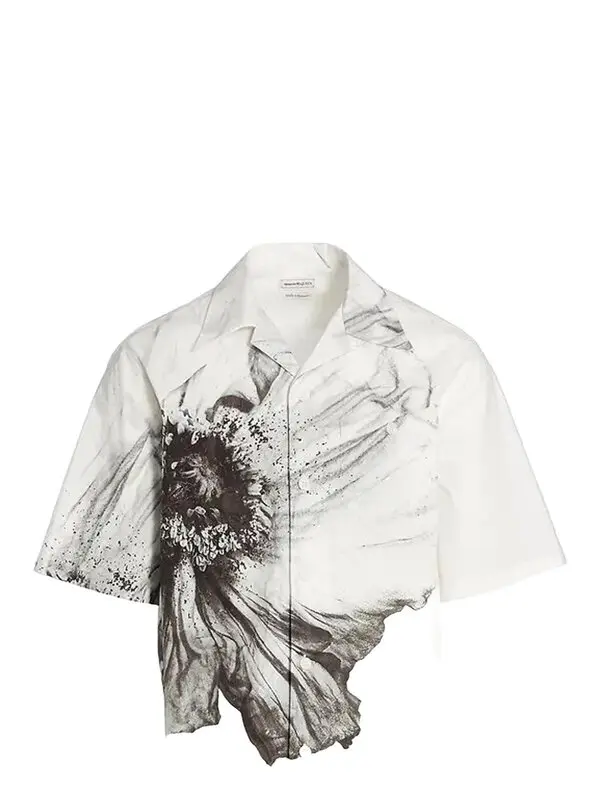 Alexander McQueen Short Sleeve Shirt - White