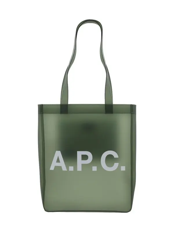 A.p.c. Lou Tote Bag - Green
