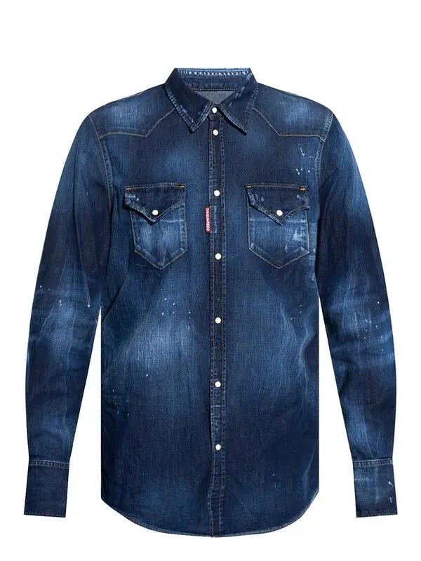 Dsquared2 Denim Shirt - Blue
